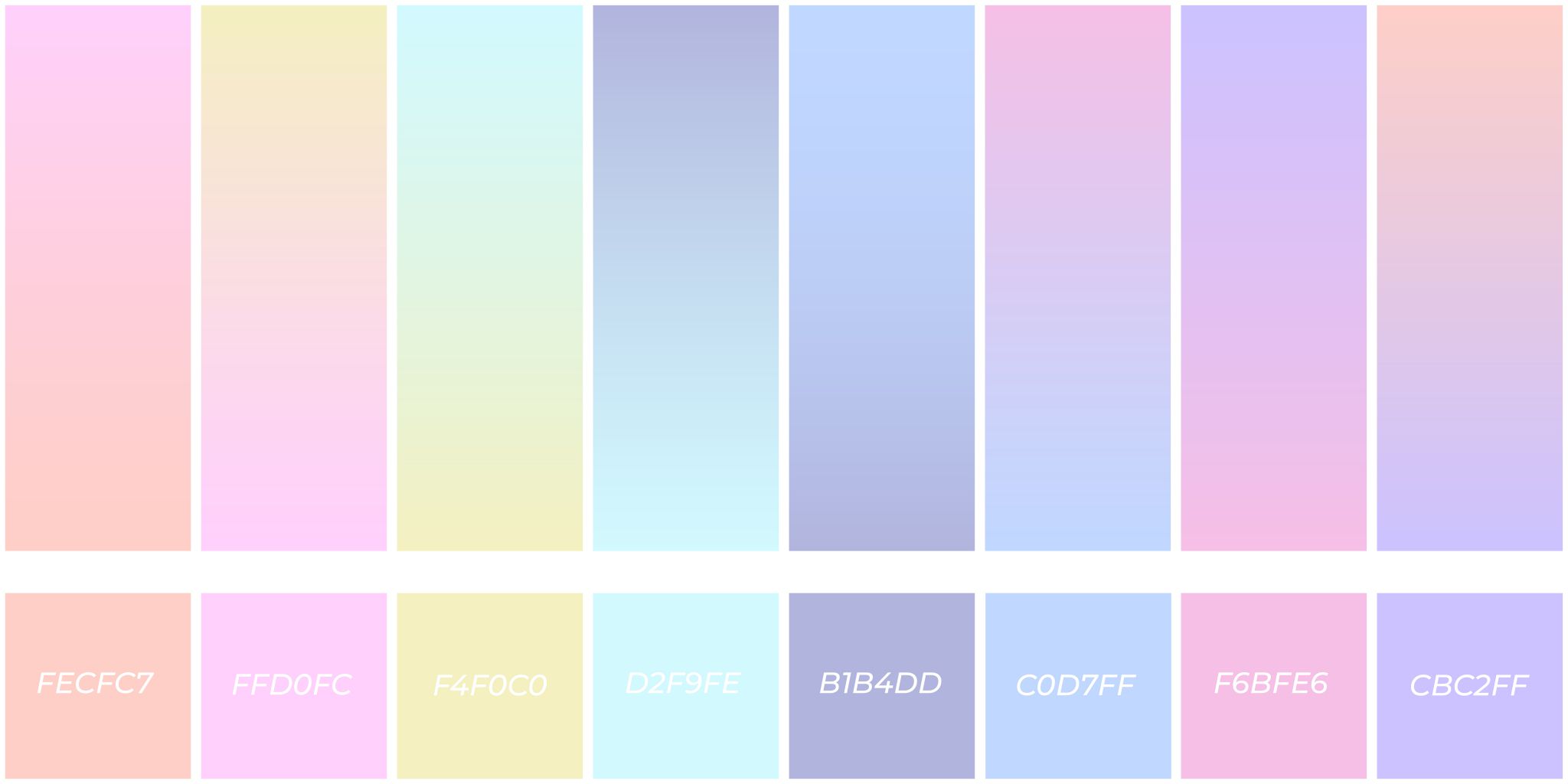 สี Pastel พาเลตต์สีสดใสในวันที่โลกหม่นหมอง - Color design